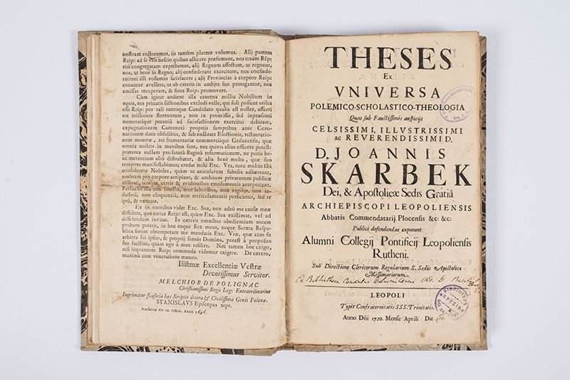 Theses Ex Vniversa Polemico-Scholastico-Theologia Quas sub Faustissimis ...